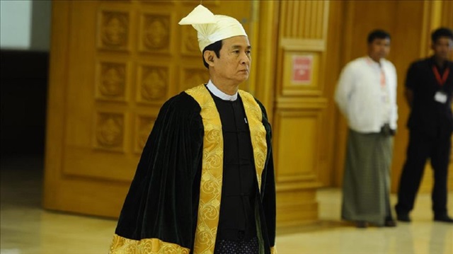 Former speaker Win Myint elected as Myanmar's president