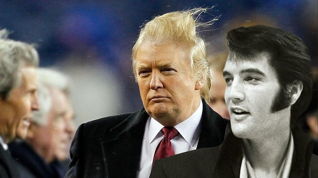 Trump: Gençliğimde beni Elvis Presley'e benzetirlerdi